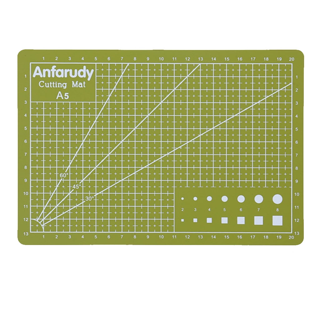 SUNYCUTER A5 Art Self Cutting Mat Double Gridded for Craft Fabric ...