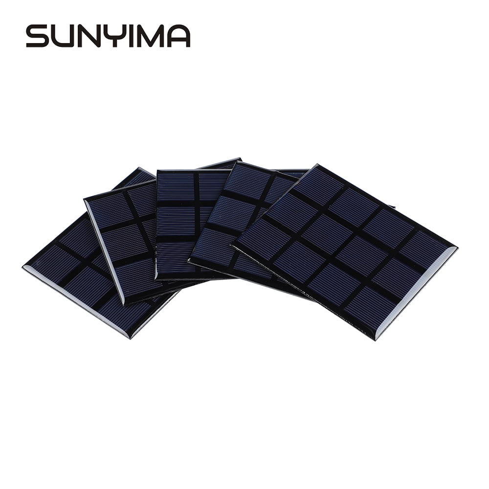 SUNYIMA 5Pcs Polycrystalline Mini Solar Panels Solar Cells Solar System ...
