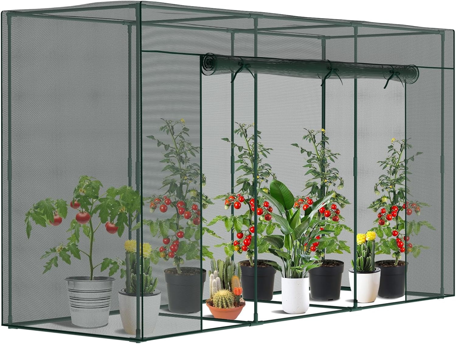 SUNYRISY Crop Cage for Garden Plant, 9.8 x 3.3 x 6 Ft Raised Garden Bed ...