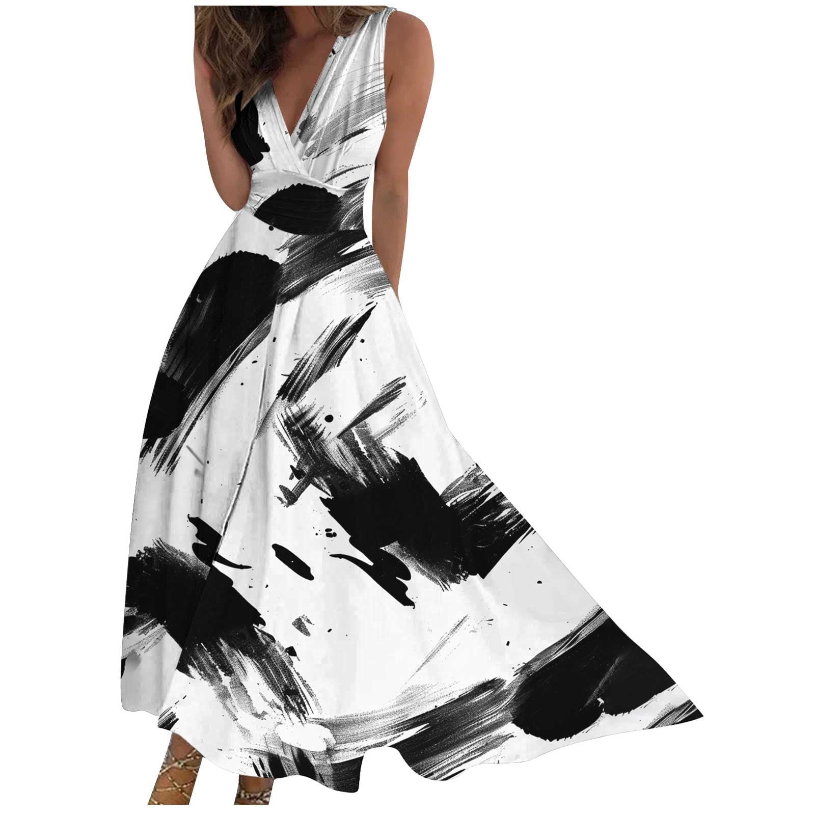 SUNYUAN Womens Dresses Summer Plus Size Women's Spring/Summer ...