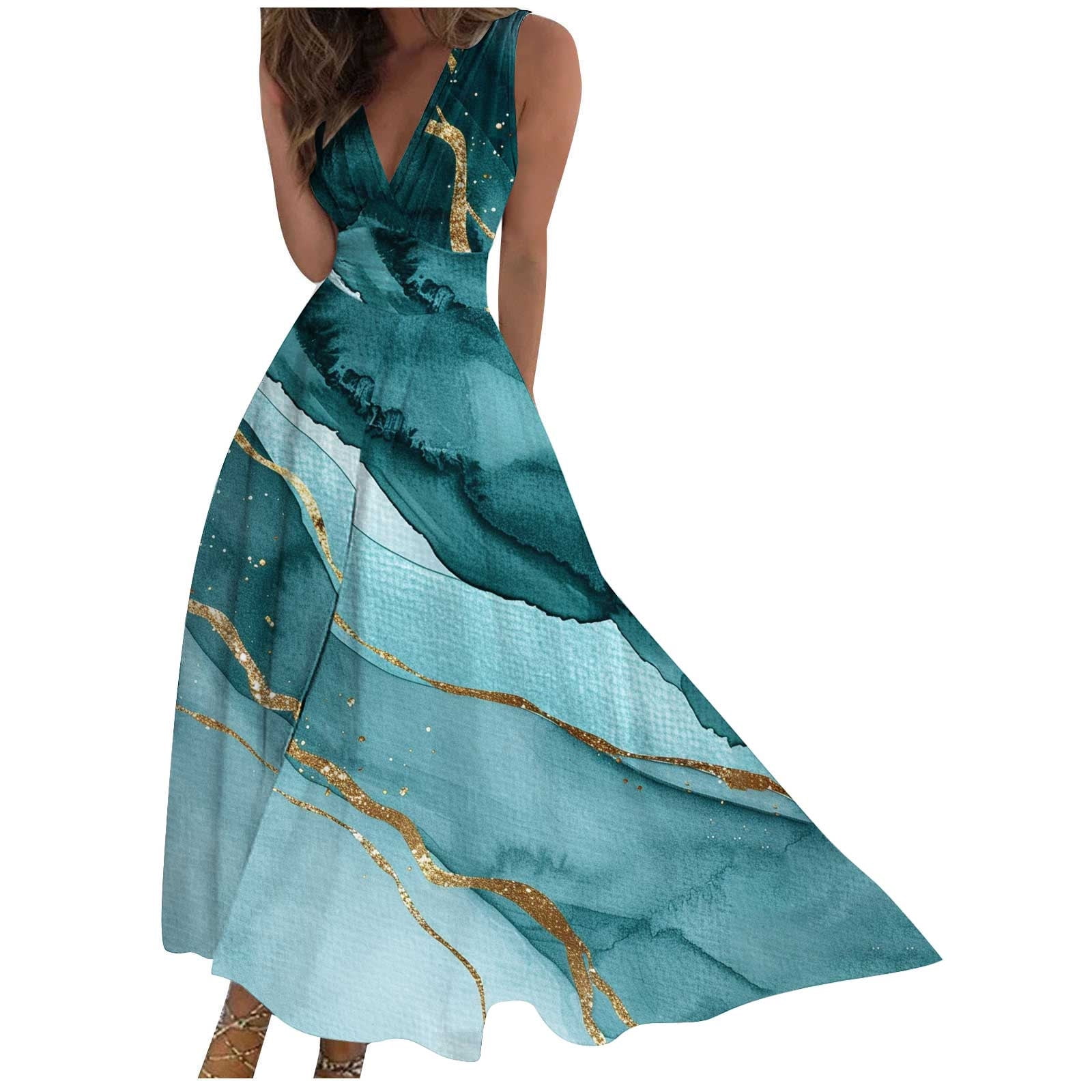 SUNYUAN Womens Dresses Summer Plus Size Women's Spring/Summer ...