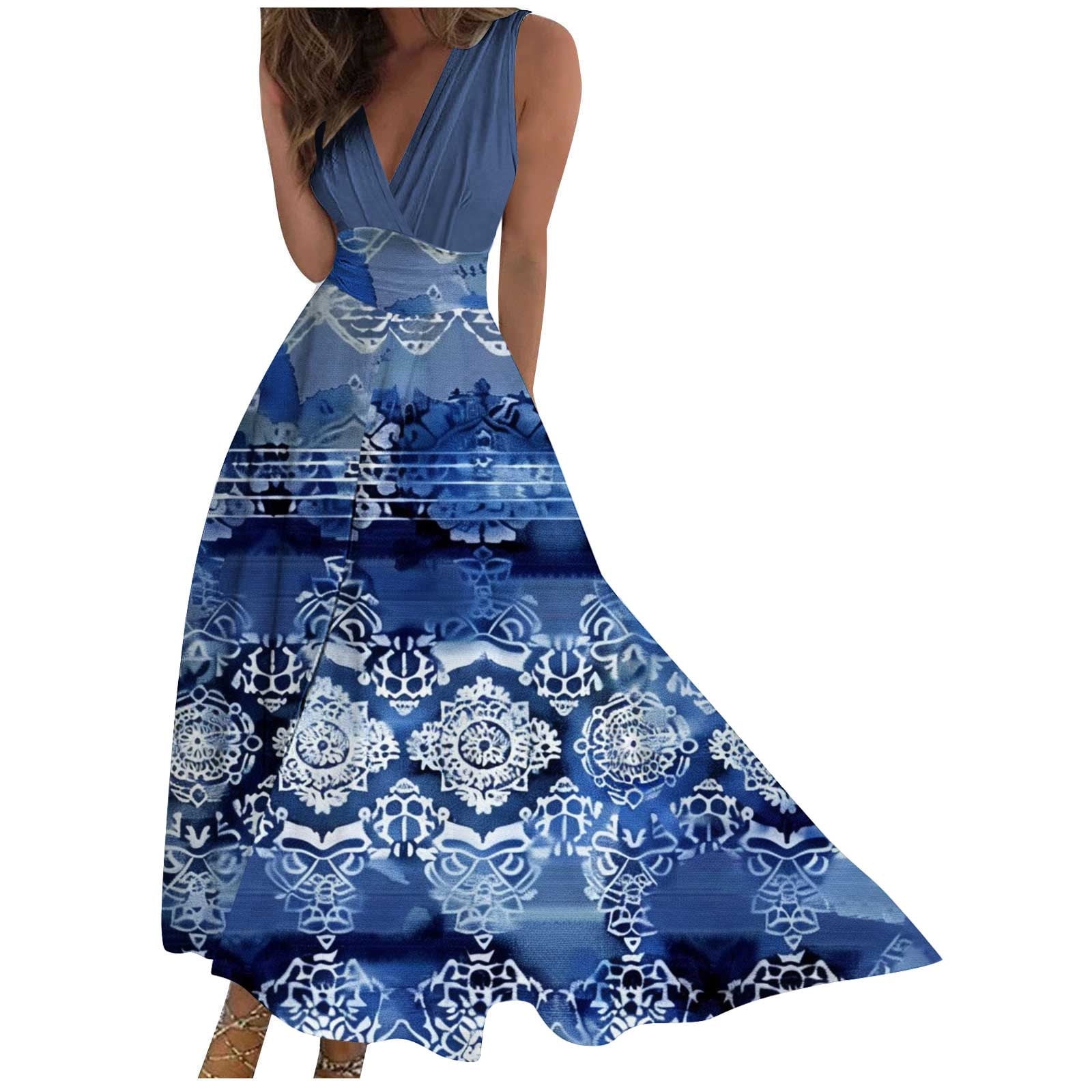 SUNYUAN Womens Dresses Summer Plus Size Women's Spring/Summer ...