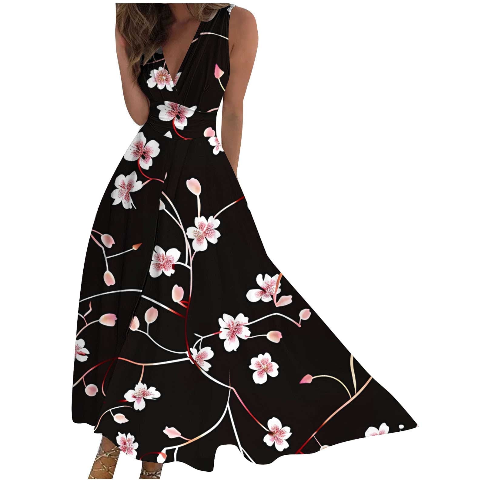 SUNYUAN Womens Dresses Summer Plus Size Women's Spring/Summer ...