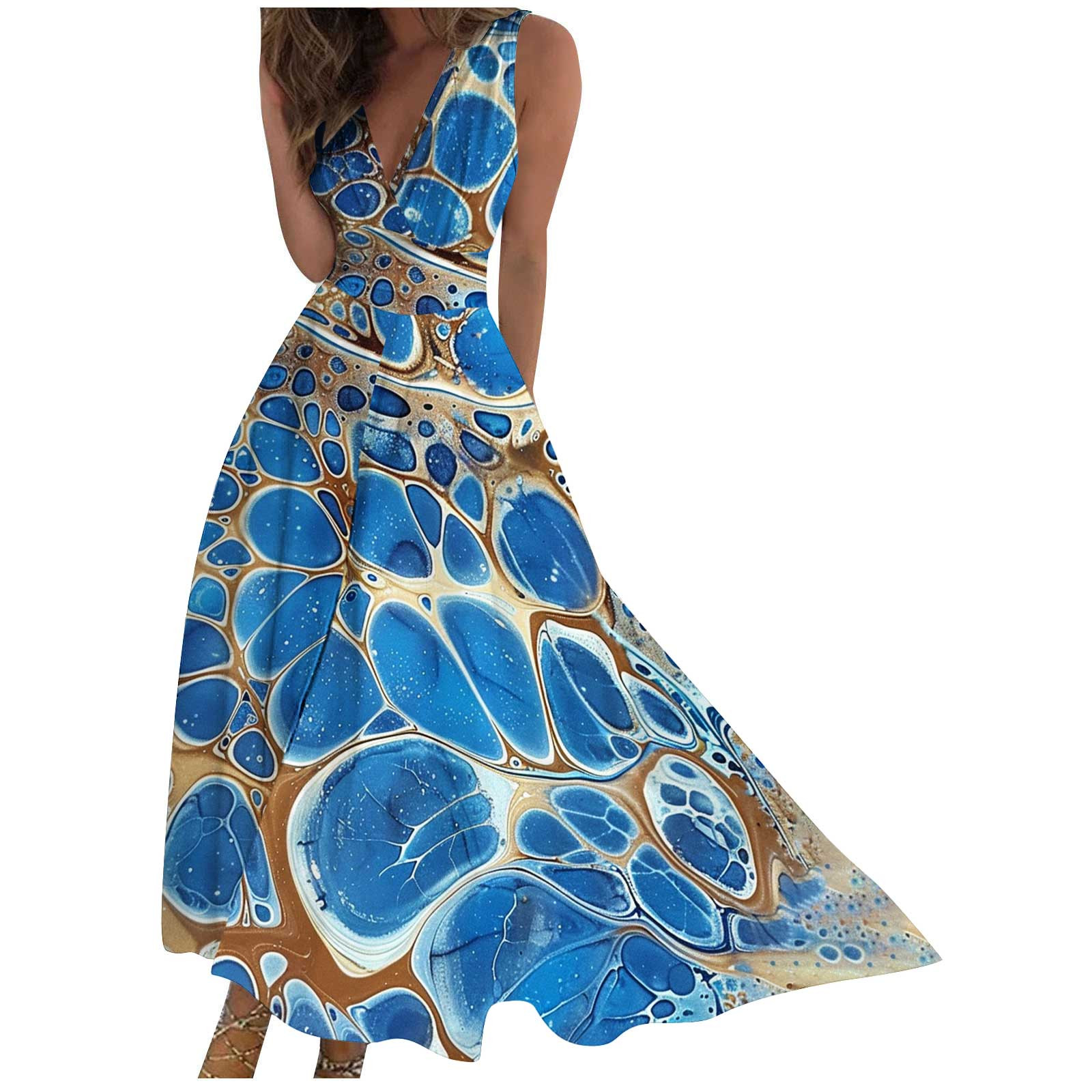 SUNYUAN Womens Dresses Summer Plus Size Women's Spring/Summer ...