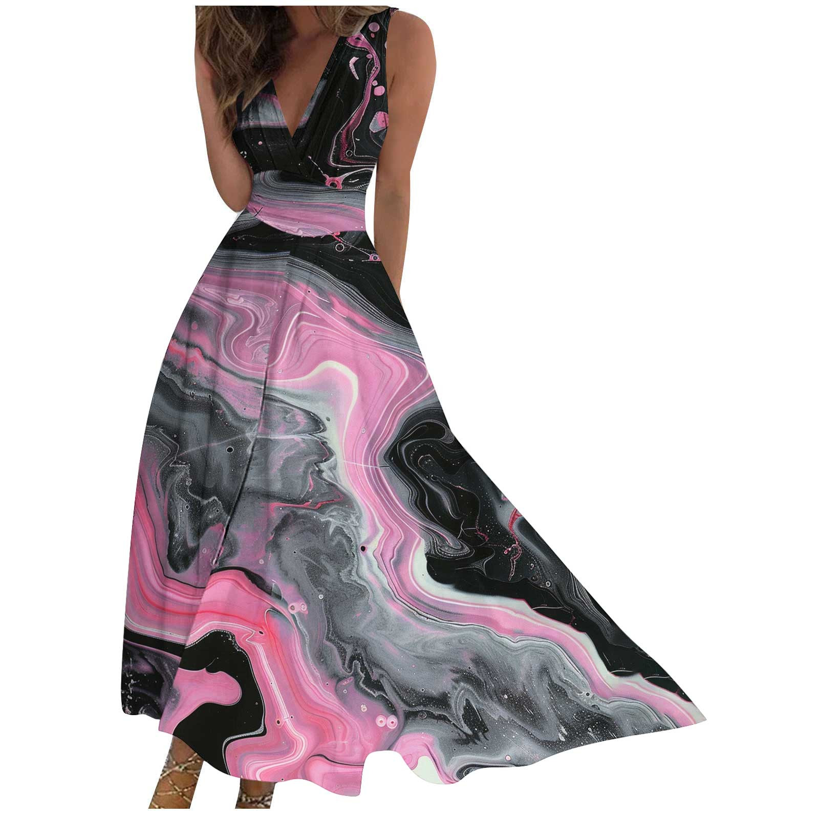 SUNYUAN Womens Dresses Summer Plus Size Women's Spring/Summer ...