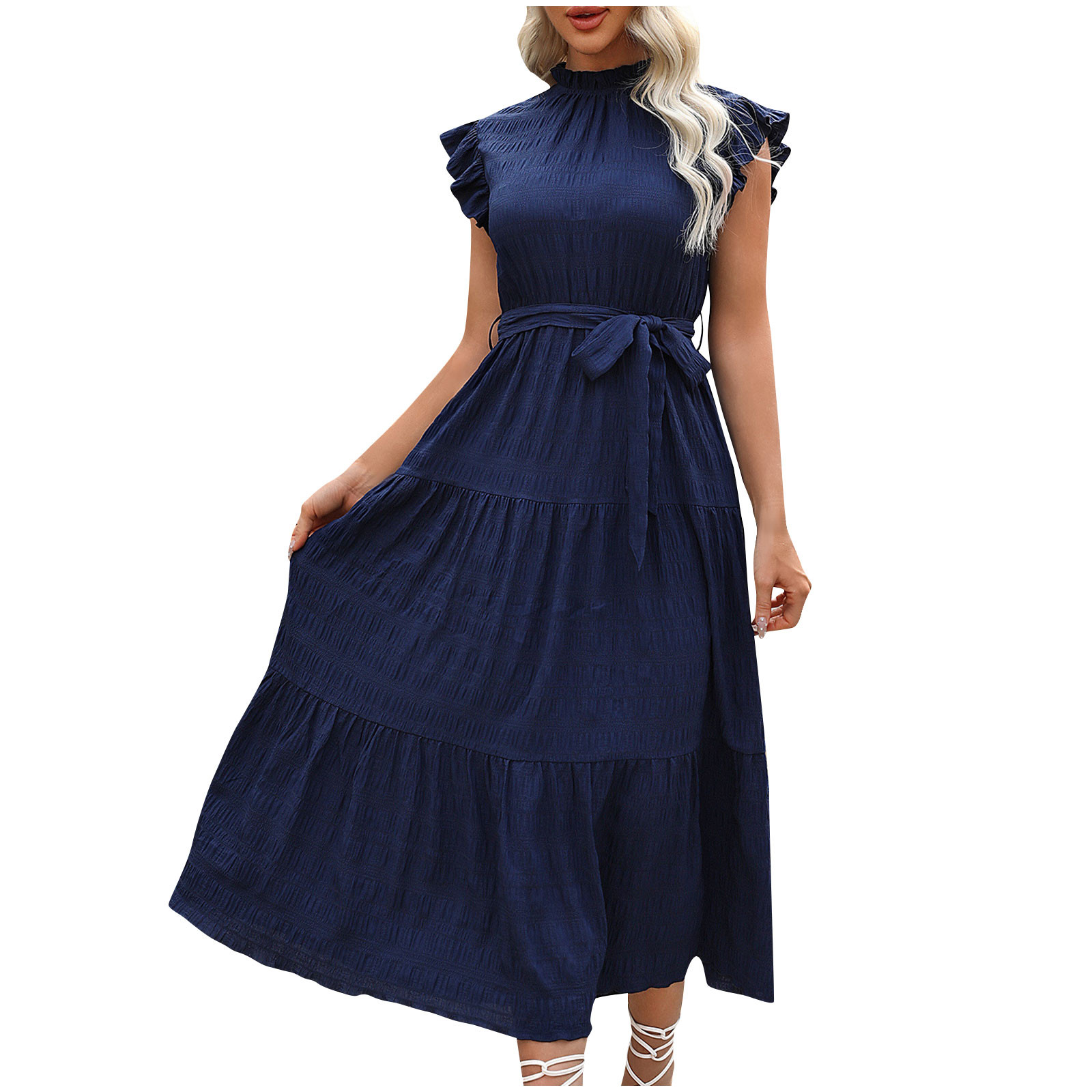 SUNYUAN Womens Dresses Summer Plus Size Women's Vacation Slimming Lace Dress - Walmart.com