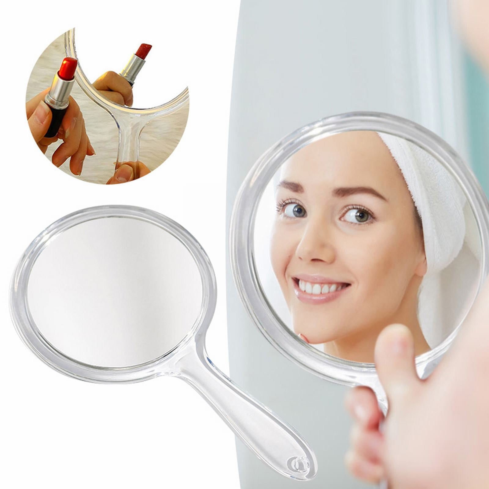 Suodui Hand Glass Double Sided Handheld Glass 1x3x Magnifying Glass With Handle Set Of 2 Clear