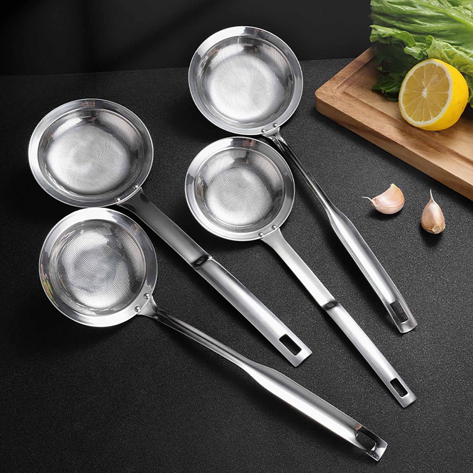 SUOKL Dinner Spoons 304 Stainless Steel Oil Oil Separator Spoon Oil ...