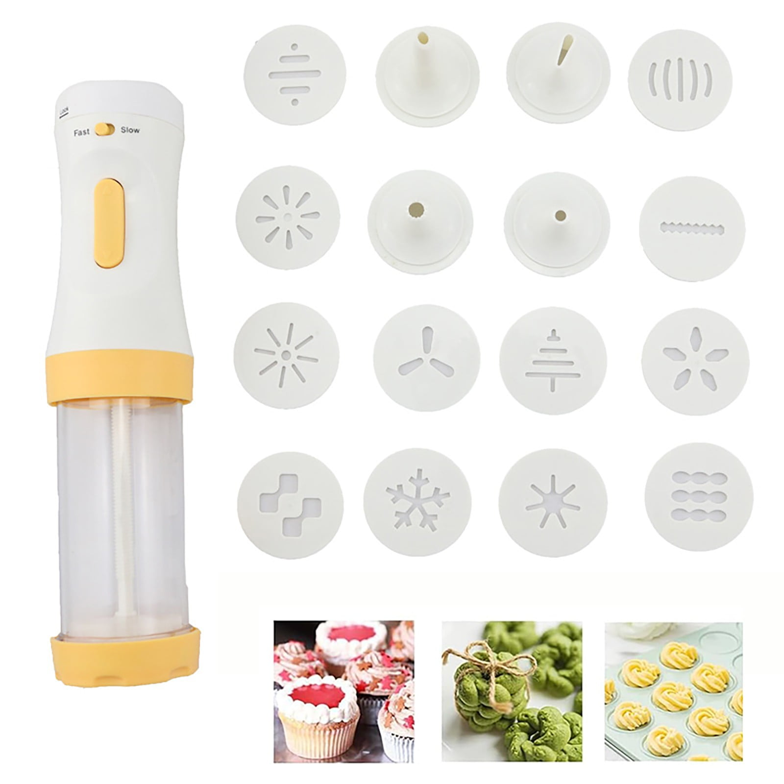 SUOKL Food Dehydrator Electric Cookie Electric Cookie Kit With 12 ...