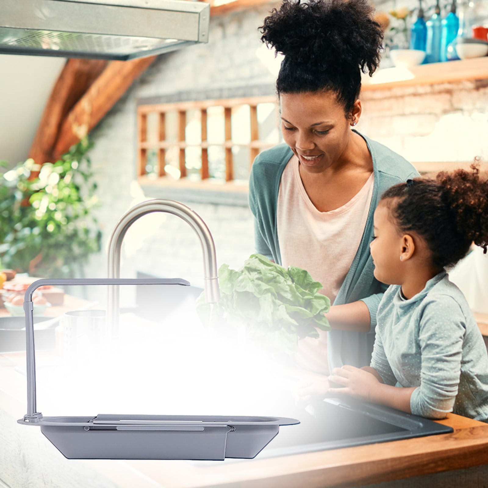 SUOKL Multi-Functional Drain Basket Adjustable To Fit Any Size Of Sinks ...