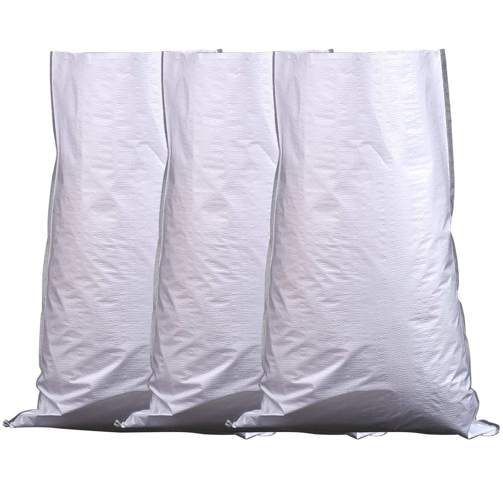 SUOKL Storage Bags Thick White Plastic Film Woven Bag Flooding Sandbag ...