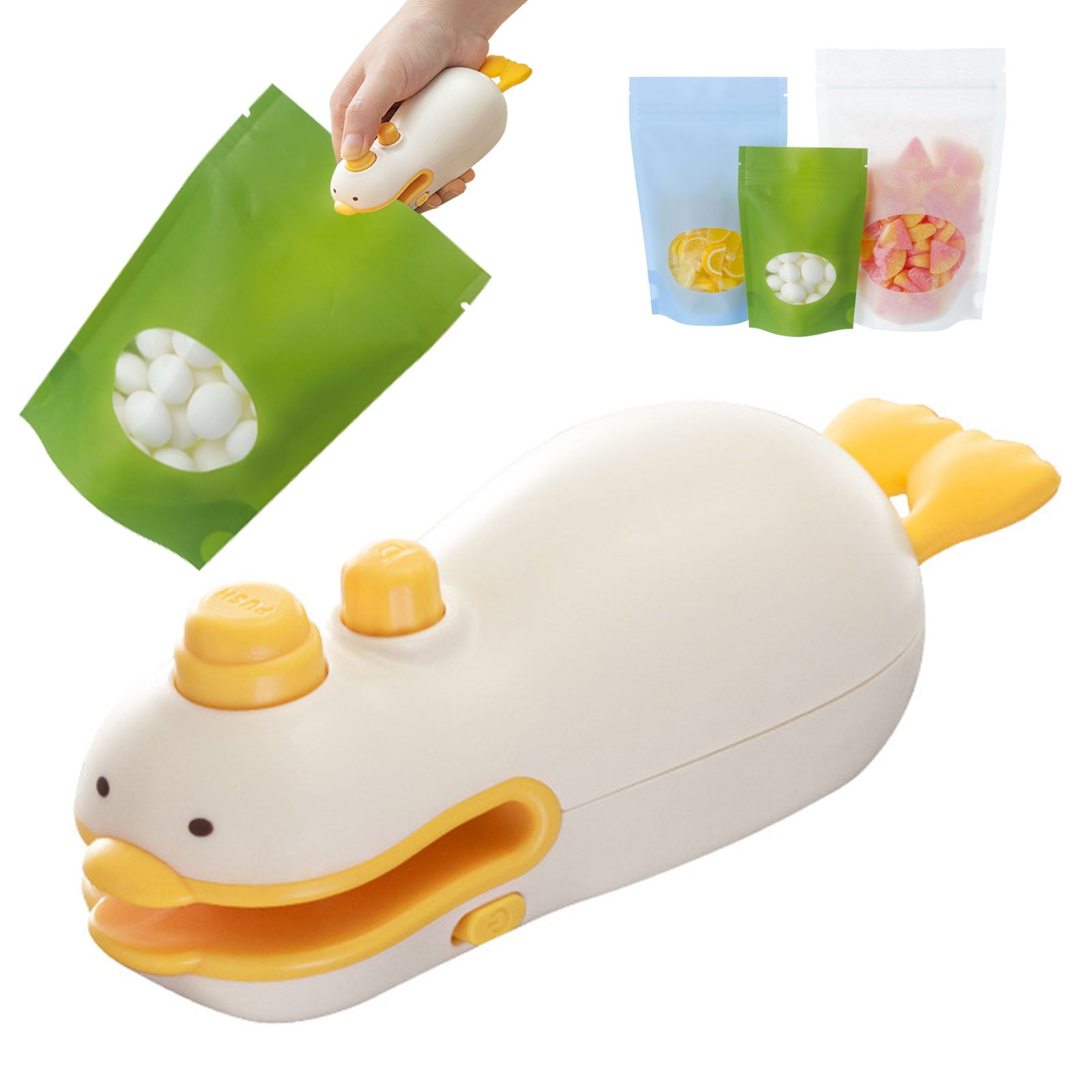 SUOKL Vacuum Sealer Mini Bag Sealer 2025 New Cute Duck Design In Chip ...