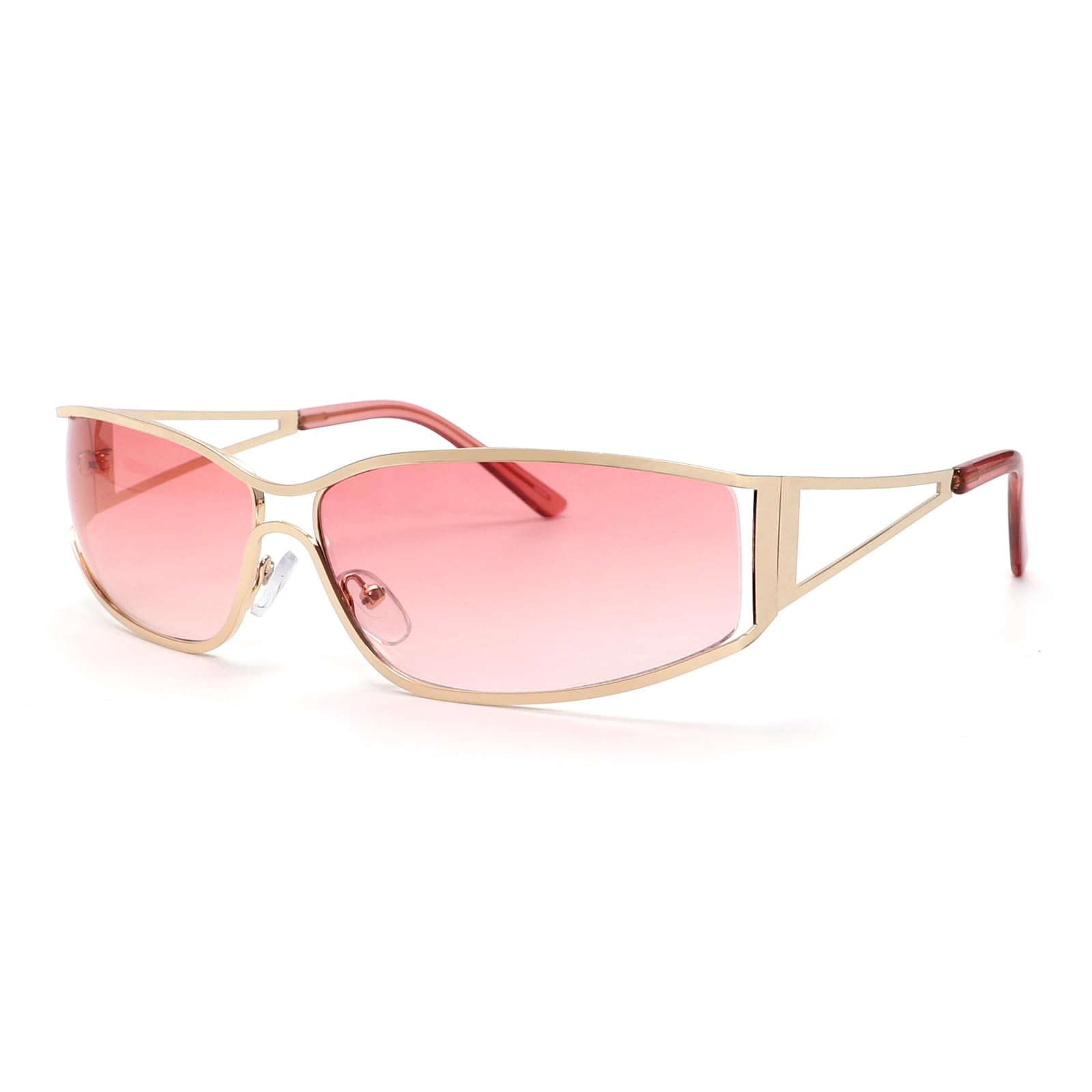 SUOSDEY Fashion Polarized Sunglasses for Women Men Classic Metal Frame ...