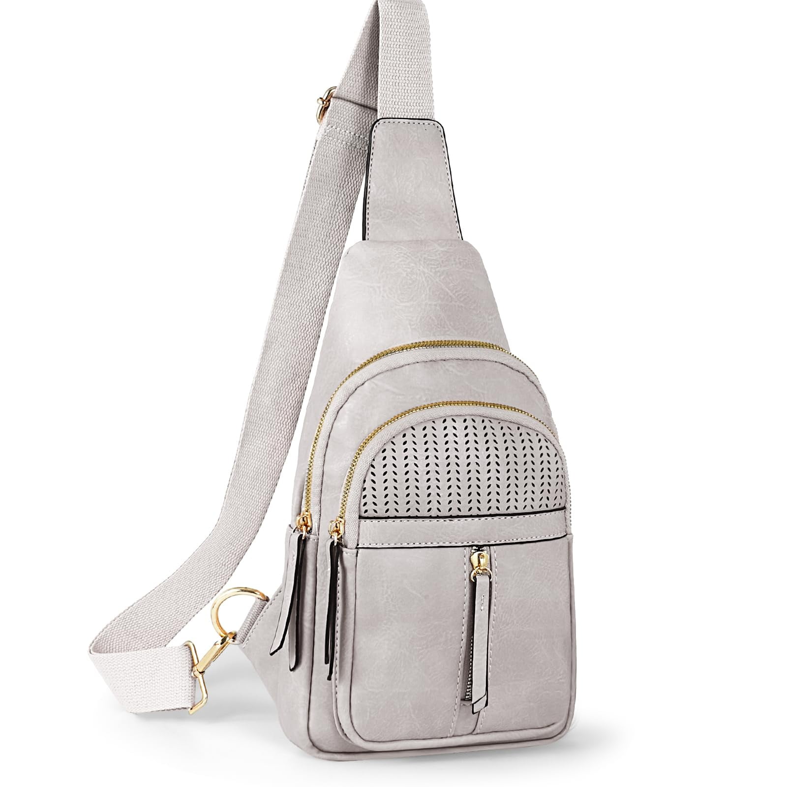 SUOSDEY Women's Leather Crossbody Sling Bag, Brown - Walmart.com