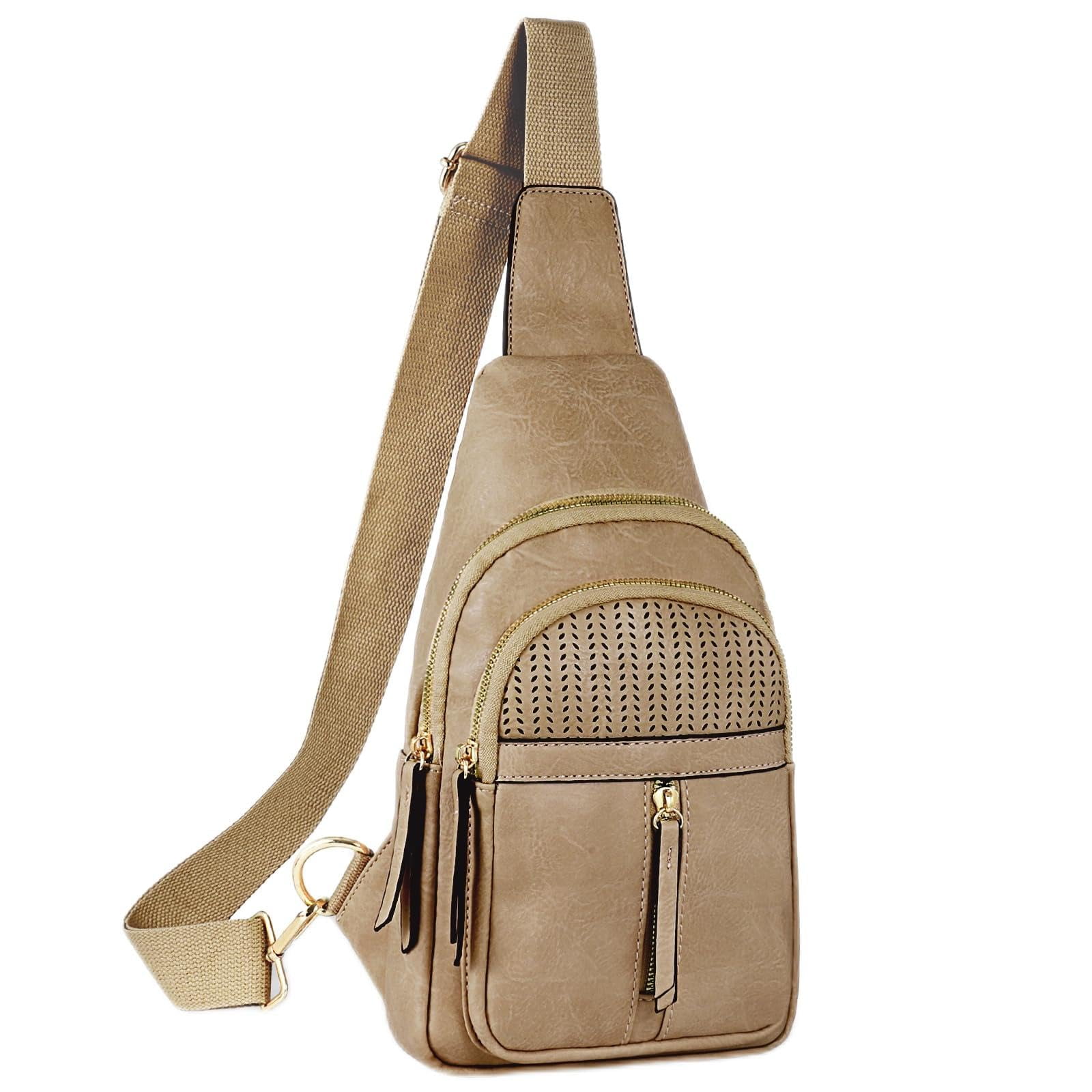 SUOSDEY Women Small Sling Crossbody Shoulder Bag, Khaki - Walmart.com
