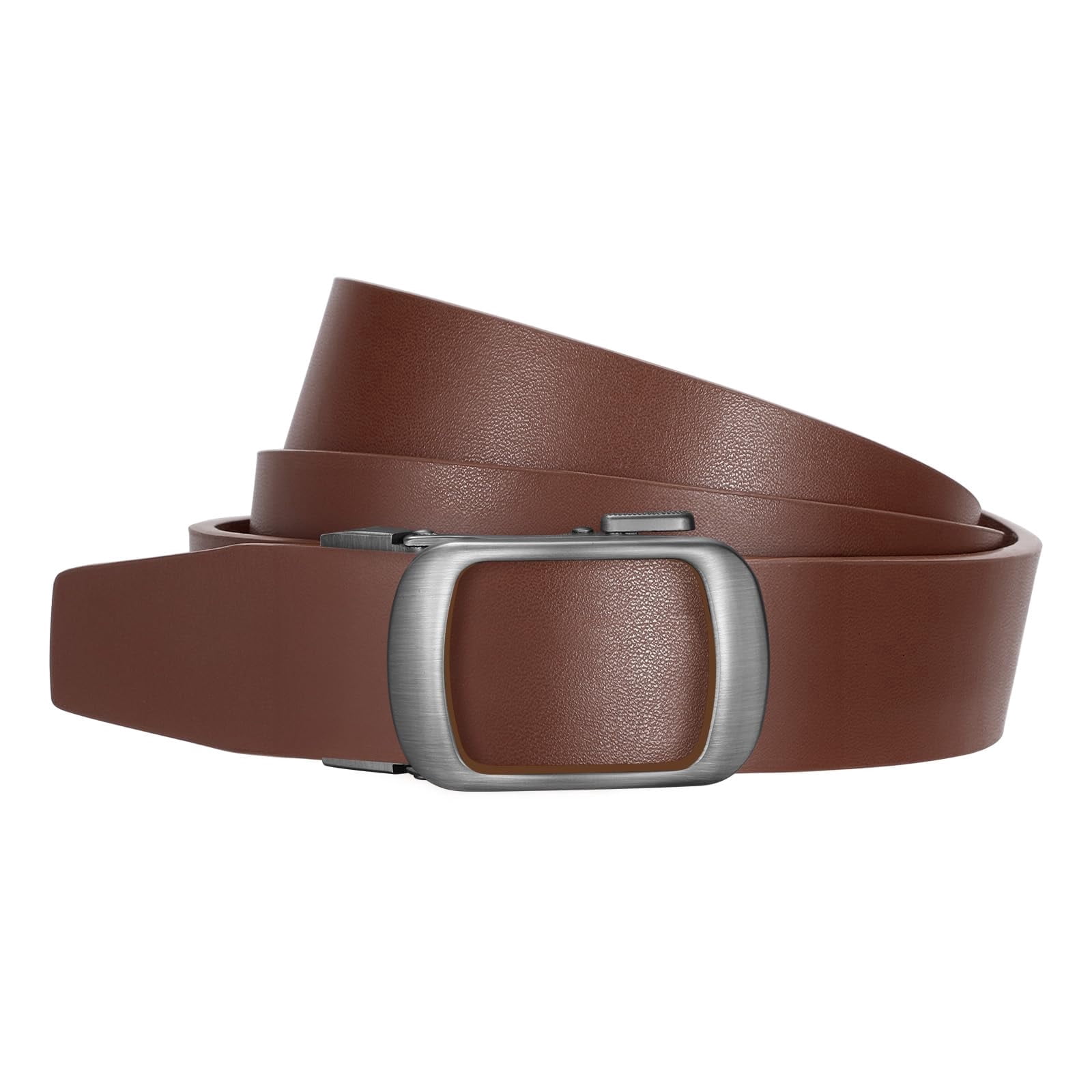 SUOSDEY Women Ratchet Belt Automatic Buckle Slide Belt for Jeans ...
