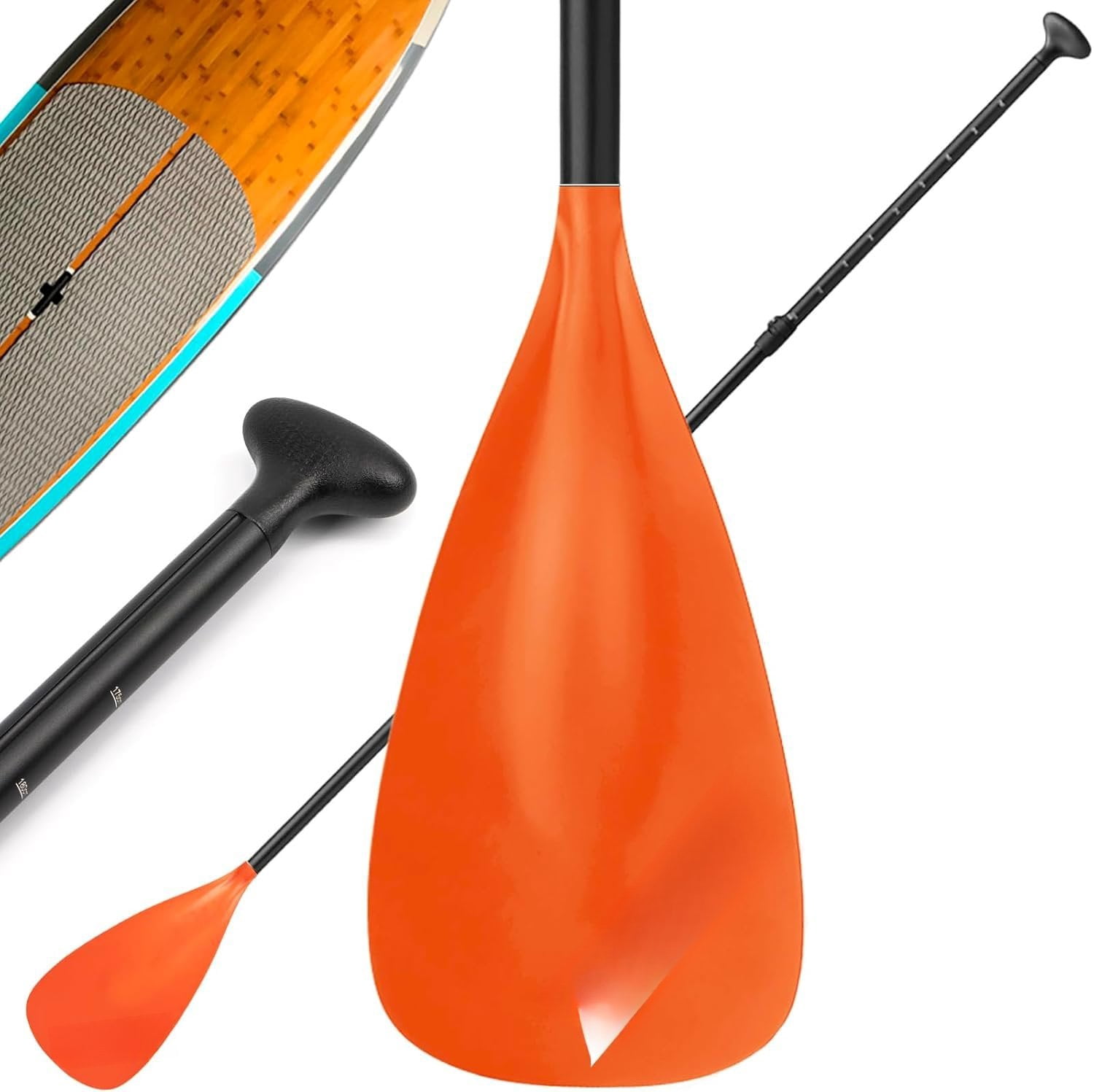 SUP Paddle - Adjustable 3 count Stand Up Paddle Board Paddle with Lock ...
