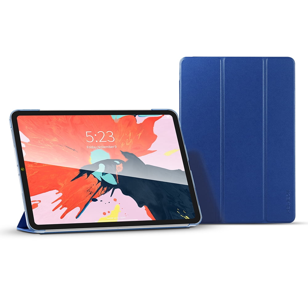 SUP iPad Pro 12.9 Inch Case, Ultrathin Trifold PU Leather Swivel Case ...
