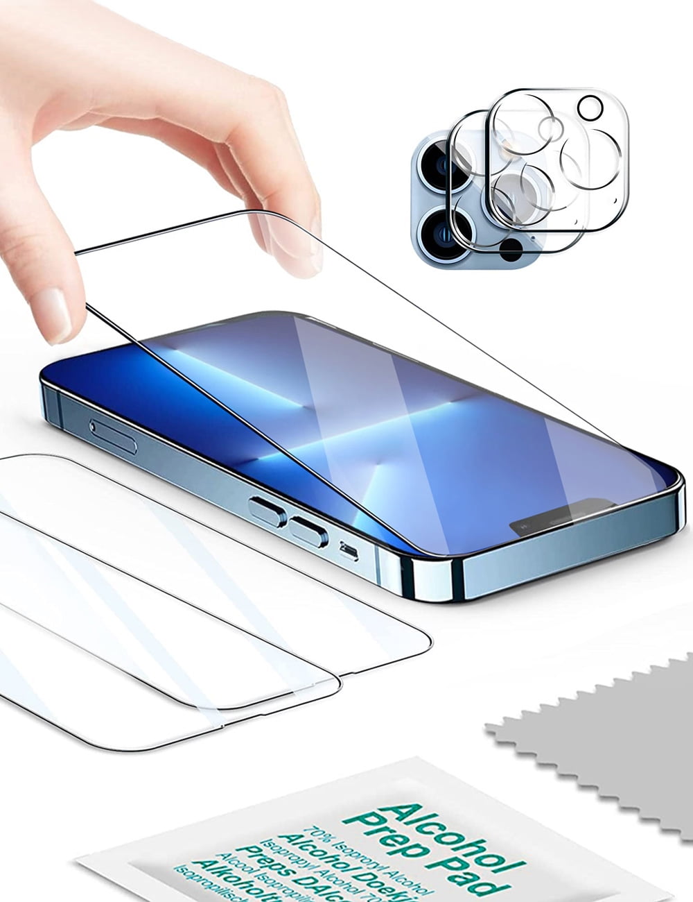 SUPCASE 2 Pack Privacy Screen Protector for iPhone 13 Pro Max 6.7" with ...