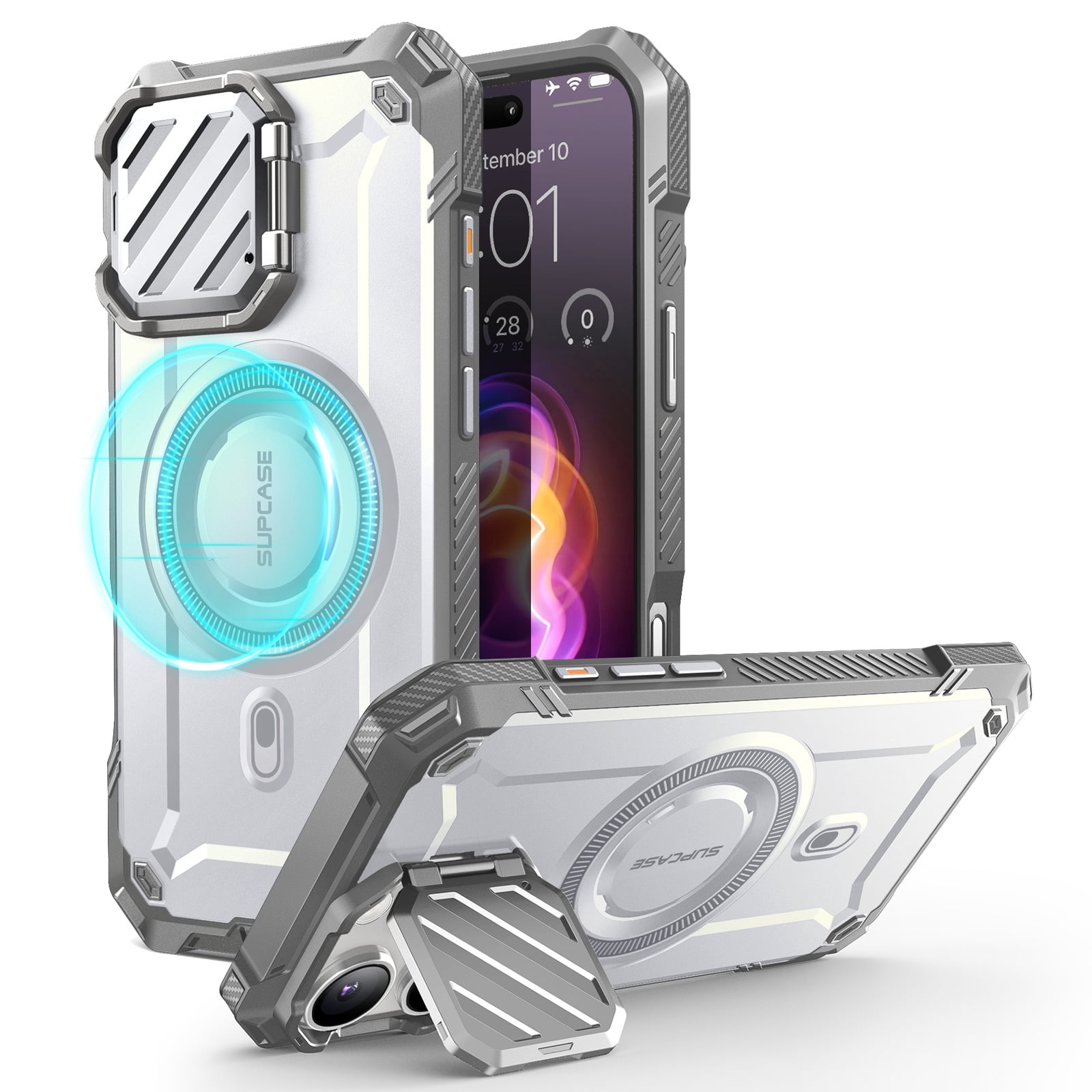 SUPCASE for Apple iPhone 16 Pro Max 6.9" Case with Camera Cover Stand ...