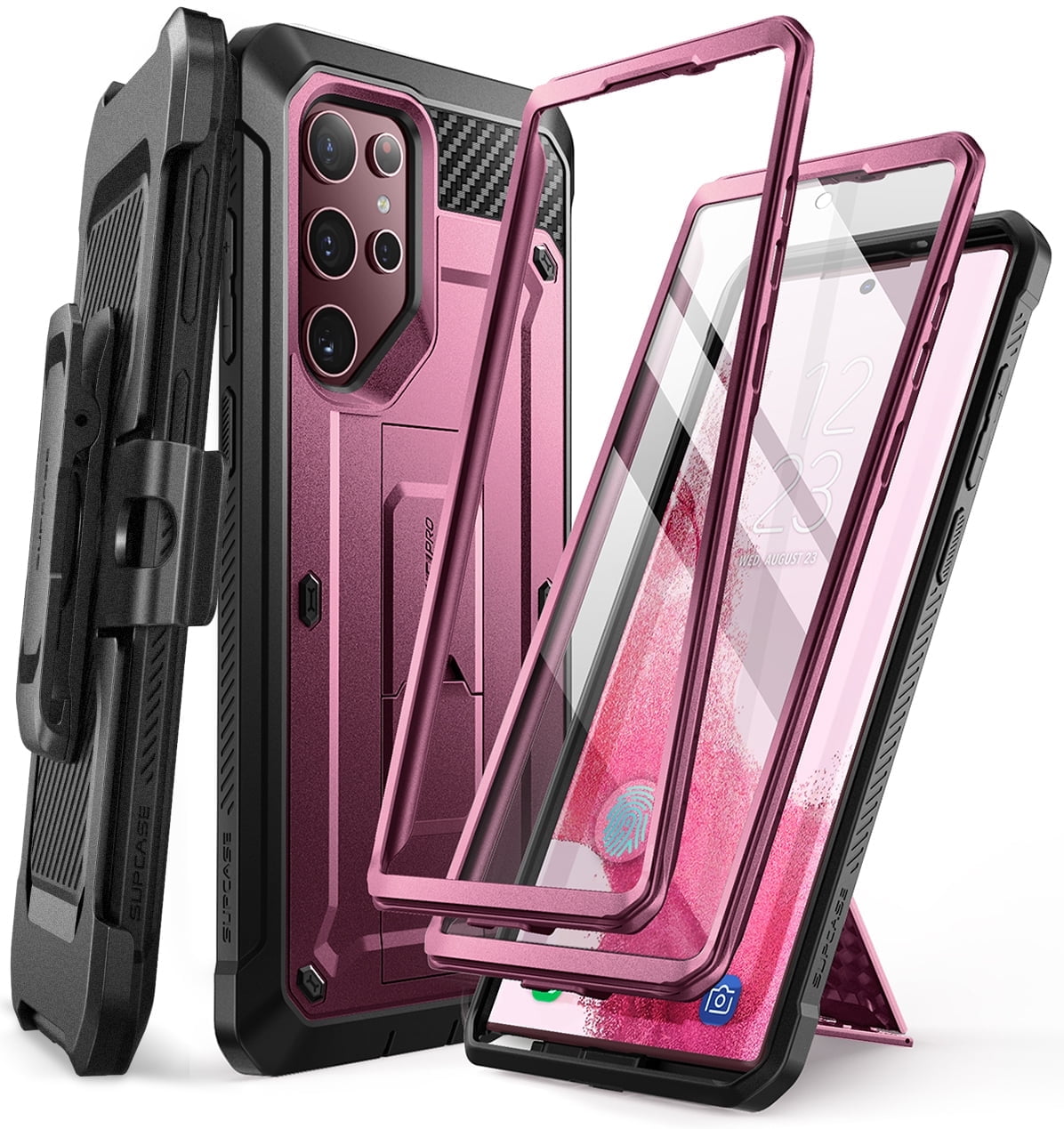 SUPCASE Galaxy S22 Ultra 5G 2022 Case, Full-Body Rugged with Belt-Clip, Kickstand & Screen ...