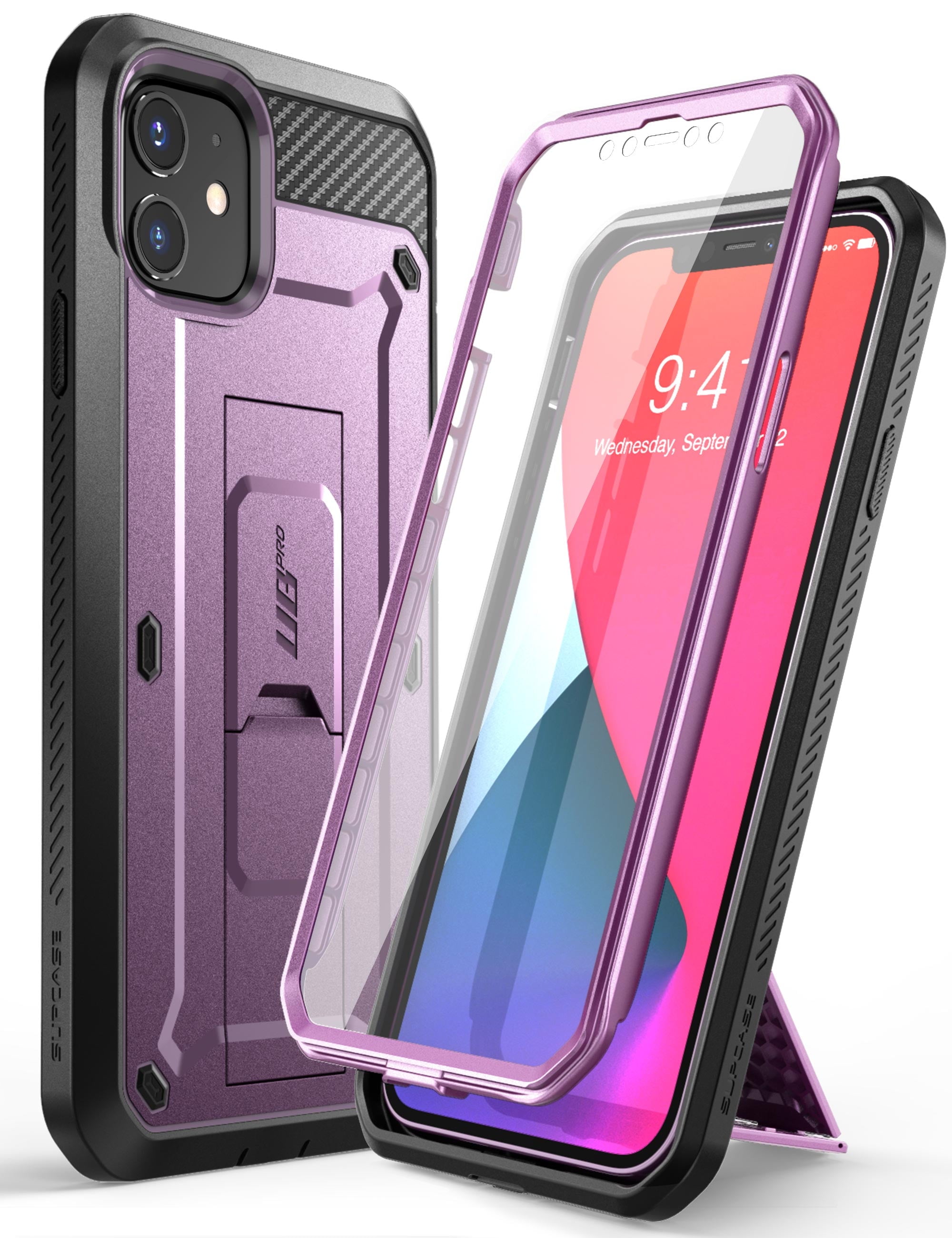 SUPCASE Unicorn Beetle Pro Case for iPhone 12/12 Pro, Built-in Screen ...