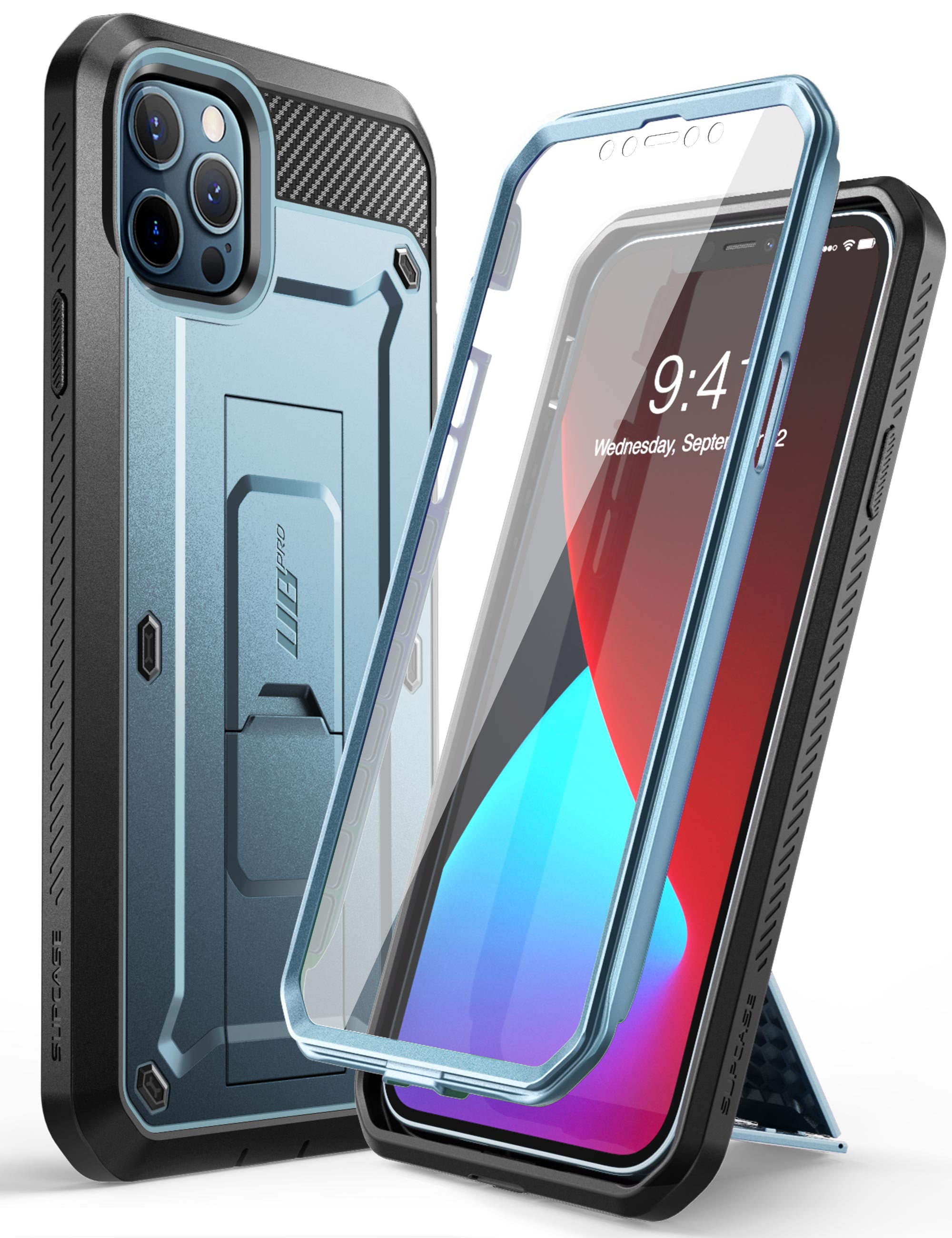 SUPCASE iPhone 12 Pro Max Case 6.7 Inch (2020), Built-in Screen ...