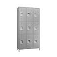 SUPEER 9 Doors Metal Storage Locker, 72" H Employees Lockers Storage ...