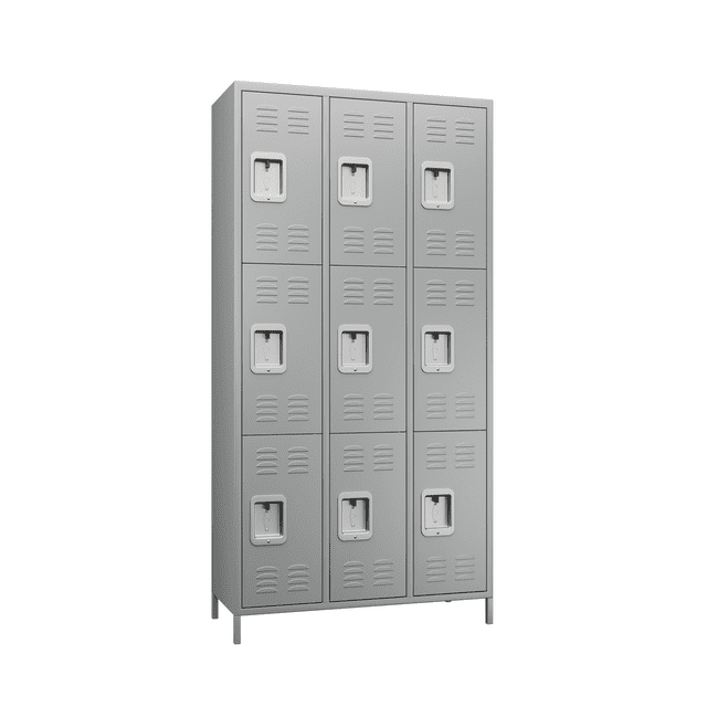 SUPEER 9 Doors Metal Storage Locker, 72" H Employees Lockers Storage ...