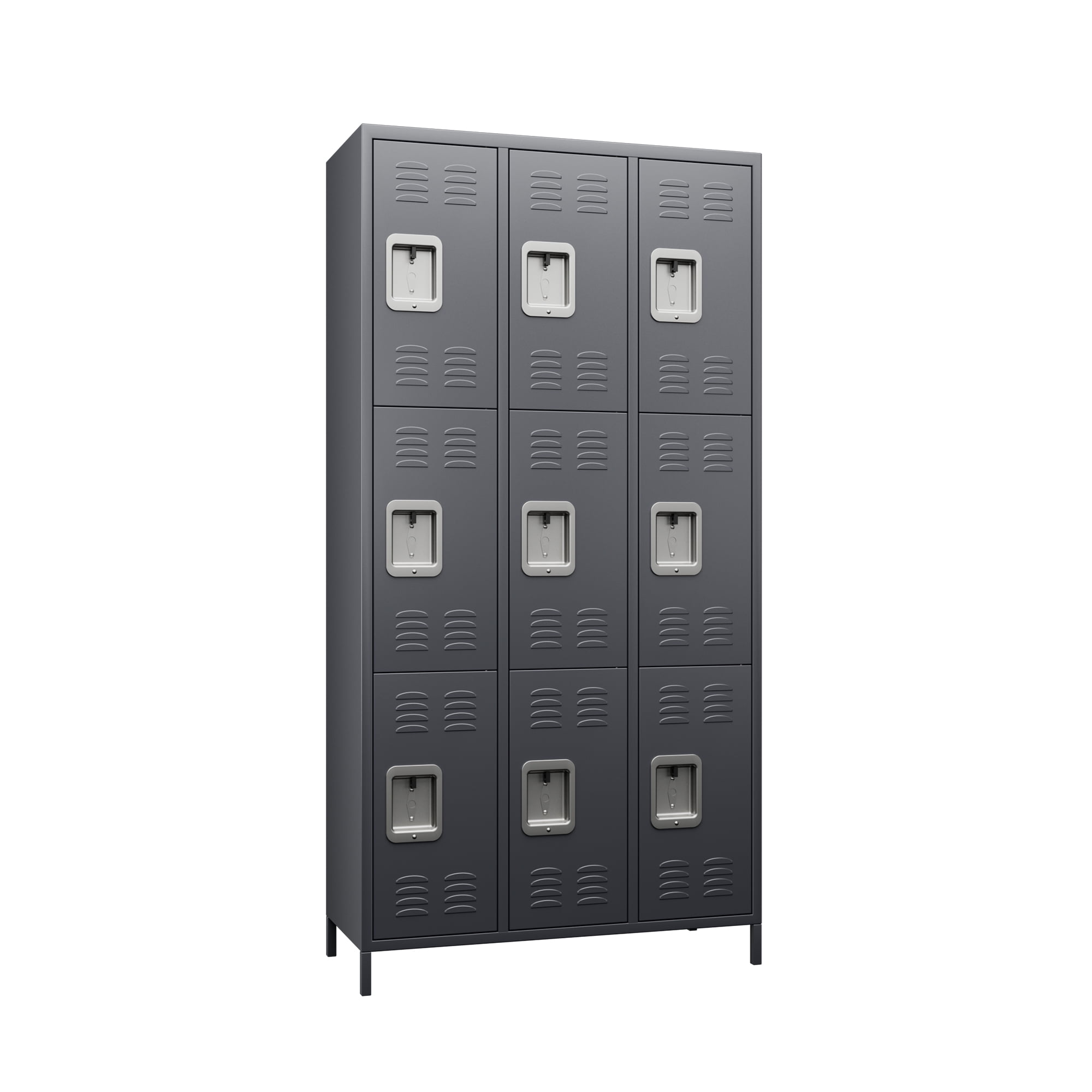 SUPEER 9 Doors Metal Storage Locker, 72" H Employees Lockers Storage ...