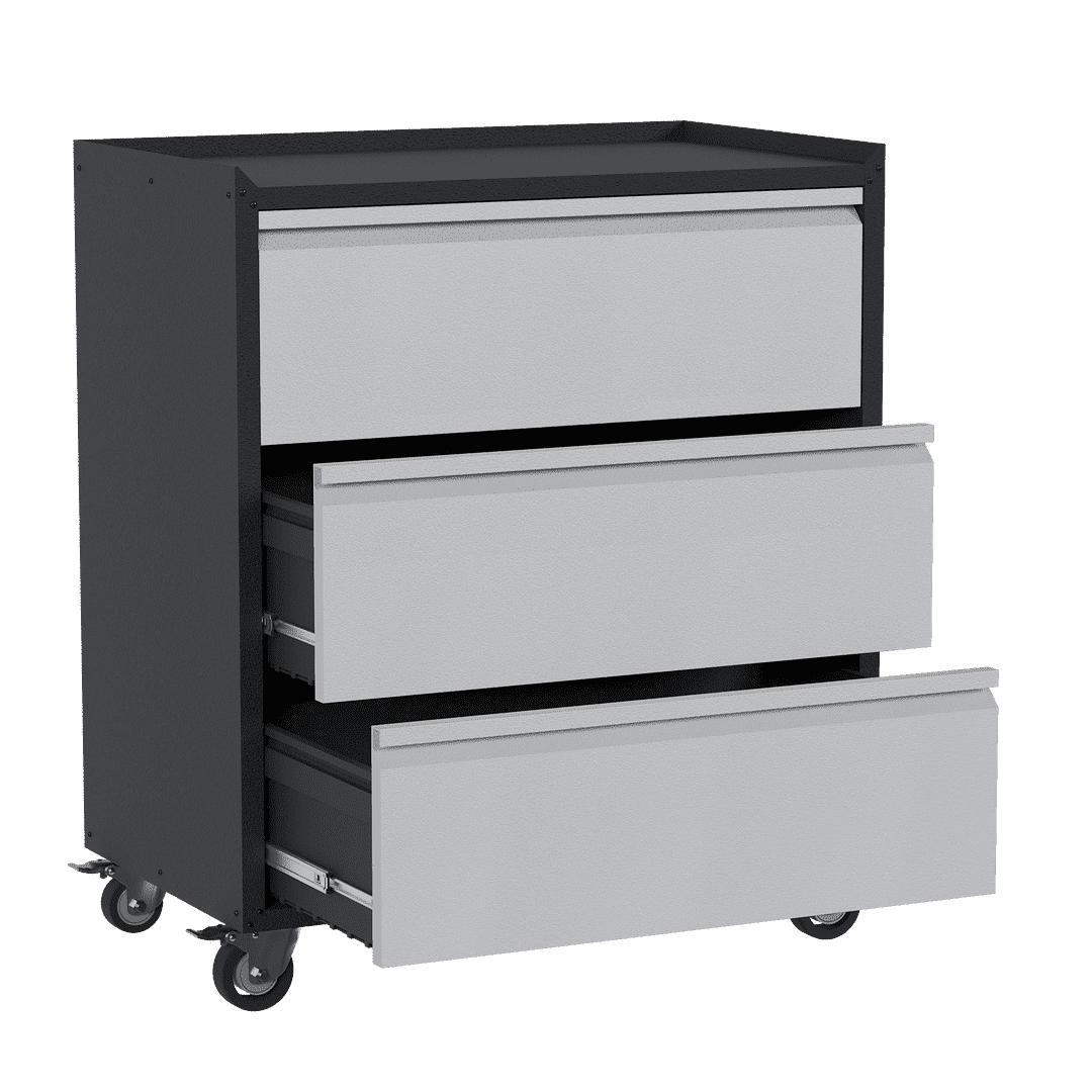 SUPEER Metal Tool Chest with Wheels, Garage Storage Cabinet with Lock ...