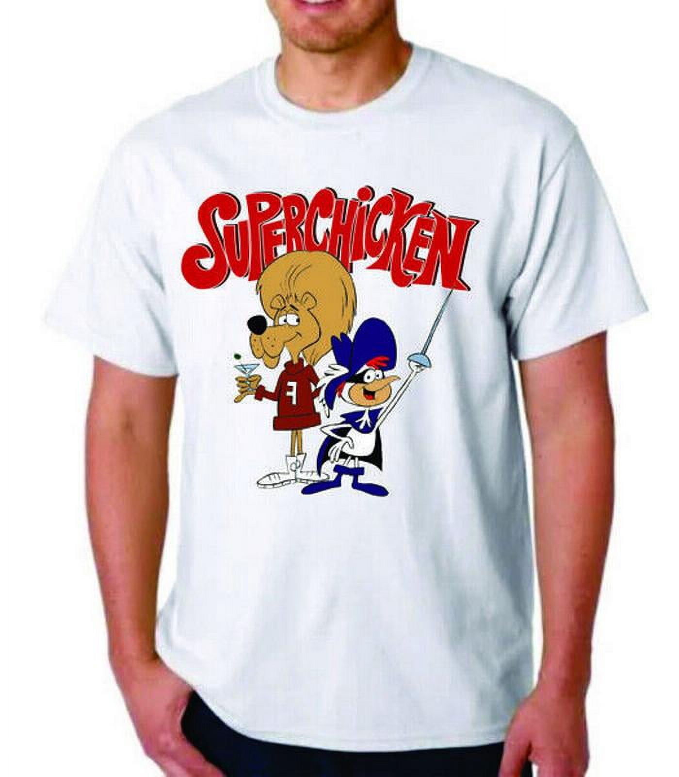 SUPER CHICKEN T-SHIRT - Cartoon JAY WARD Cereal Quisp HANNA BARBERA ...