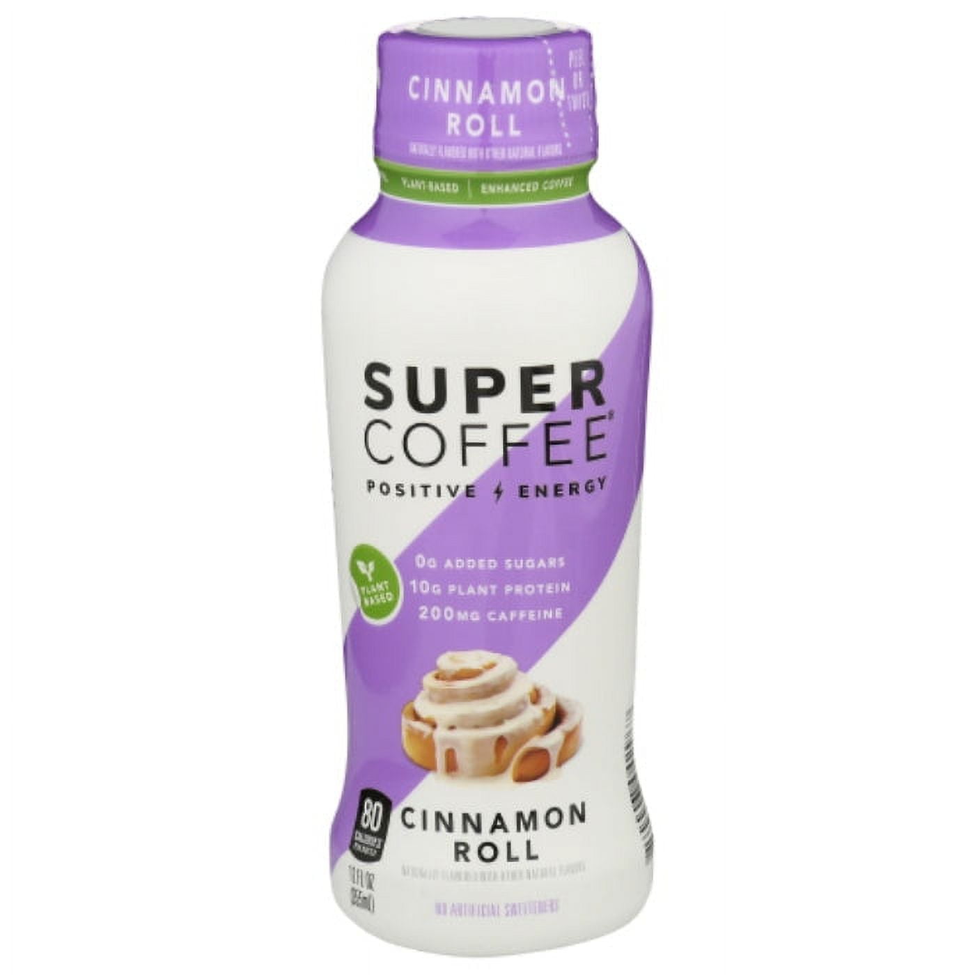 Super Coffee, Ready-to-Drink Cinnamon Roll Coffee, 12 fl oz, Pack of 12 ...