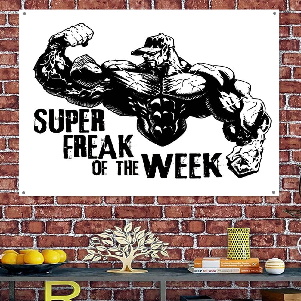 SUPER FREAK OF THE WEEK - Bodybuilding Workout Inspirational Poster ...
