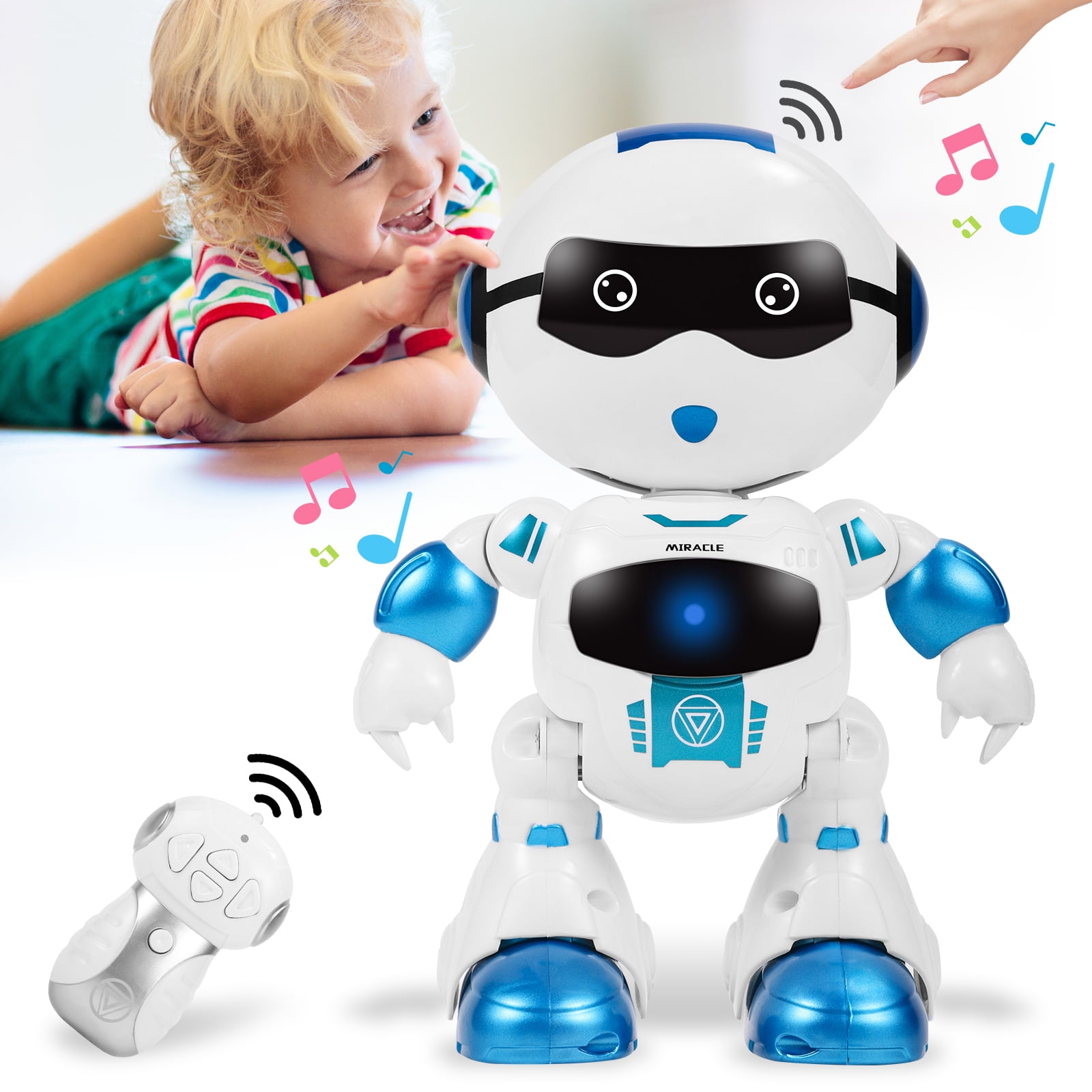 SUPER JOY Head Touch Walking & Dancing Robotics Programming Robot Toys ...