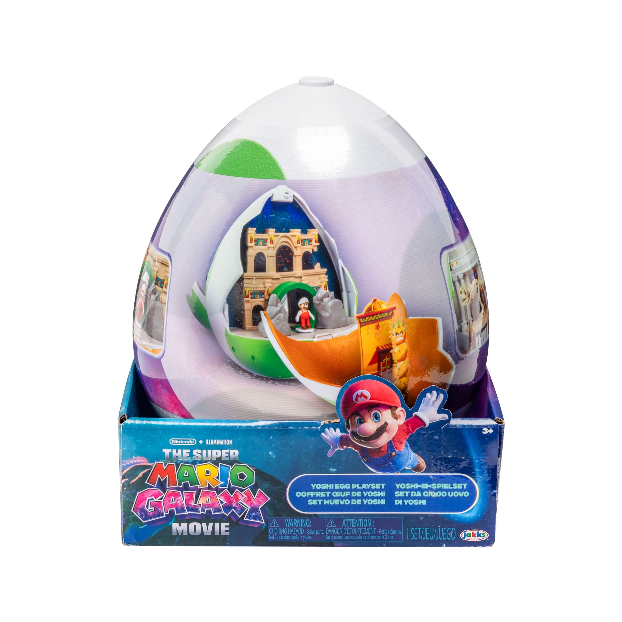 The Super Mario Galaxy Movie – Yoshi Egg Playset with 1.5 inch Yoshi ...
