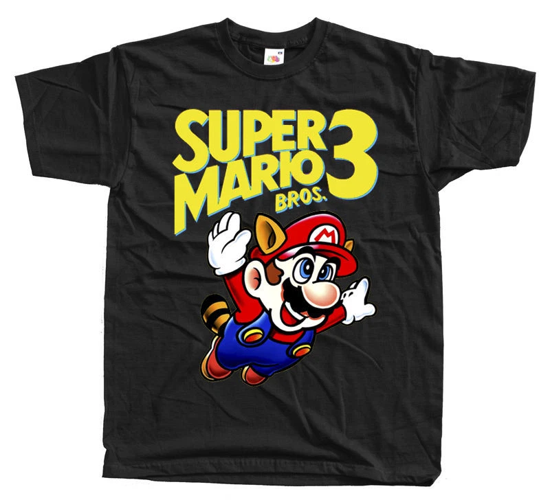 SUPER MARIO BROS 3 Nes T shirt YELLOW Arcade Famicom NINTENDO - Walmart.com