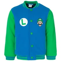 Nintendo Super Mario Bomber Jacket Mario and Luigi Foot Ball Jersey ...
