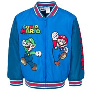 Nintendo Super Mario Bomber Jacket, It's-A Me, Mario Jacket (Sizes 4-16 ...