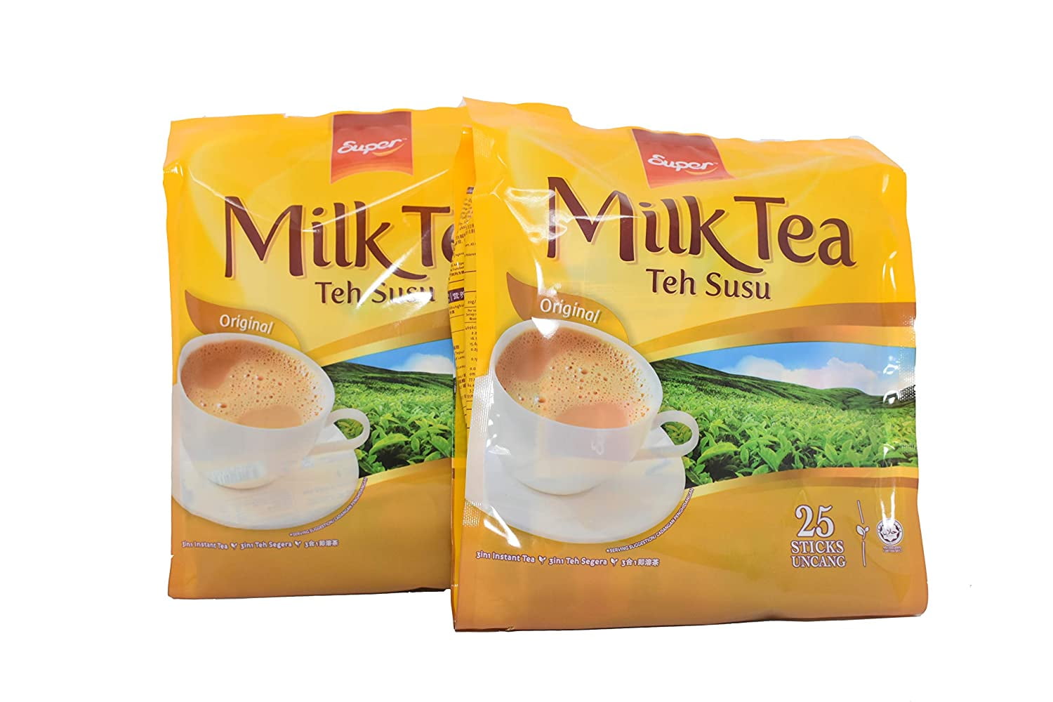 SUPER Milk Tea Original 2 Packs (Total 50 sticks) - Walmart.com