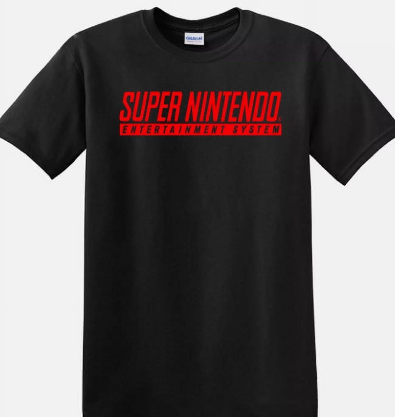 SUPER NINTENDO T-shirt Classic Retro Gaming SNES - Walmart.com