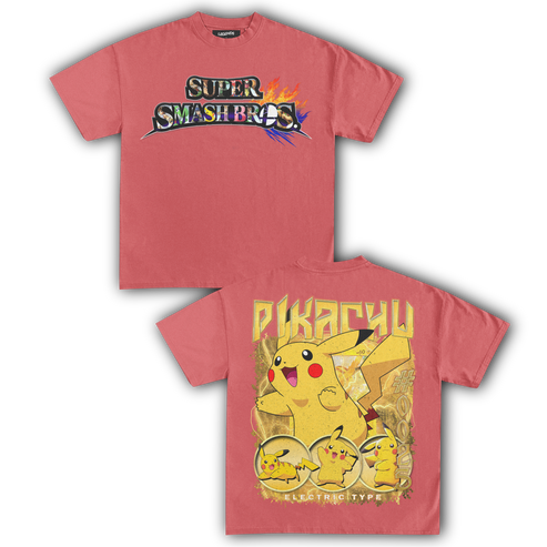 SUPER SMASH BROS PIKACHU TEE (Double) - Walmart.com