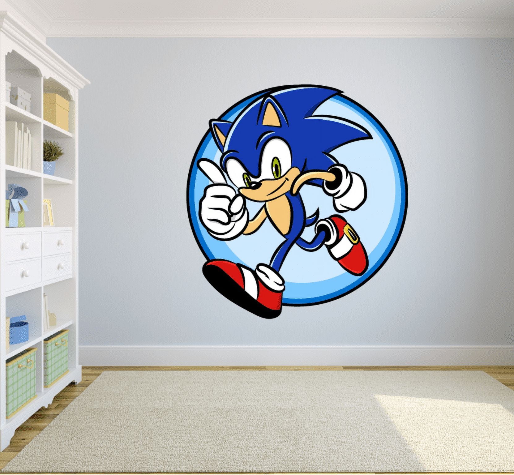 Design with Vinyl Super Sonic The Hedgehog Wall Decal & Sticker ...