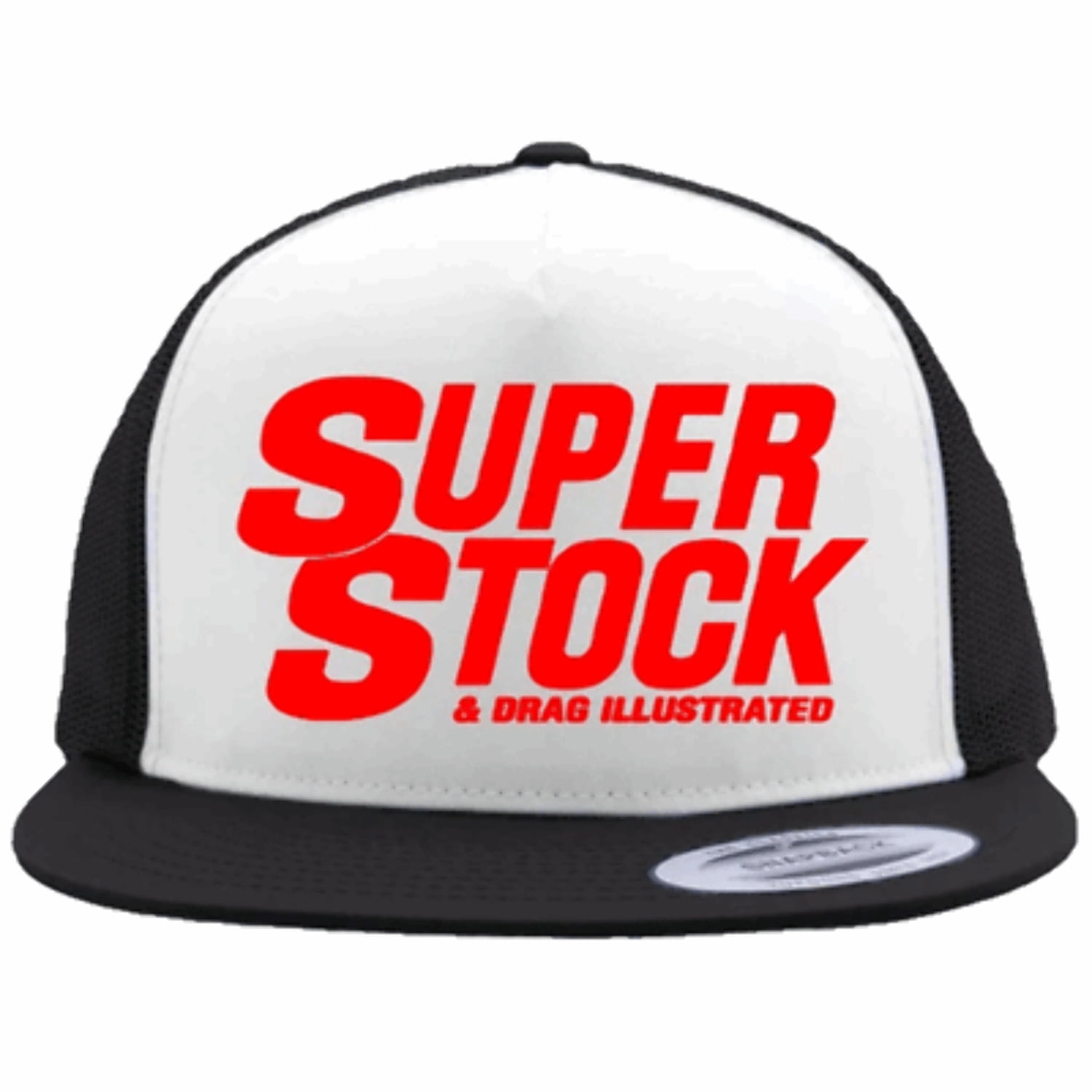 SUPER STOCK Drag Illustrated Magazine(2 Colors) Flat Bill Truckers Hat ...
