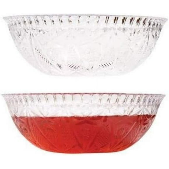 Clear Plastic Punch Bowl