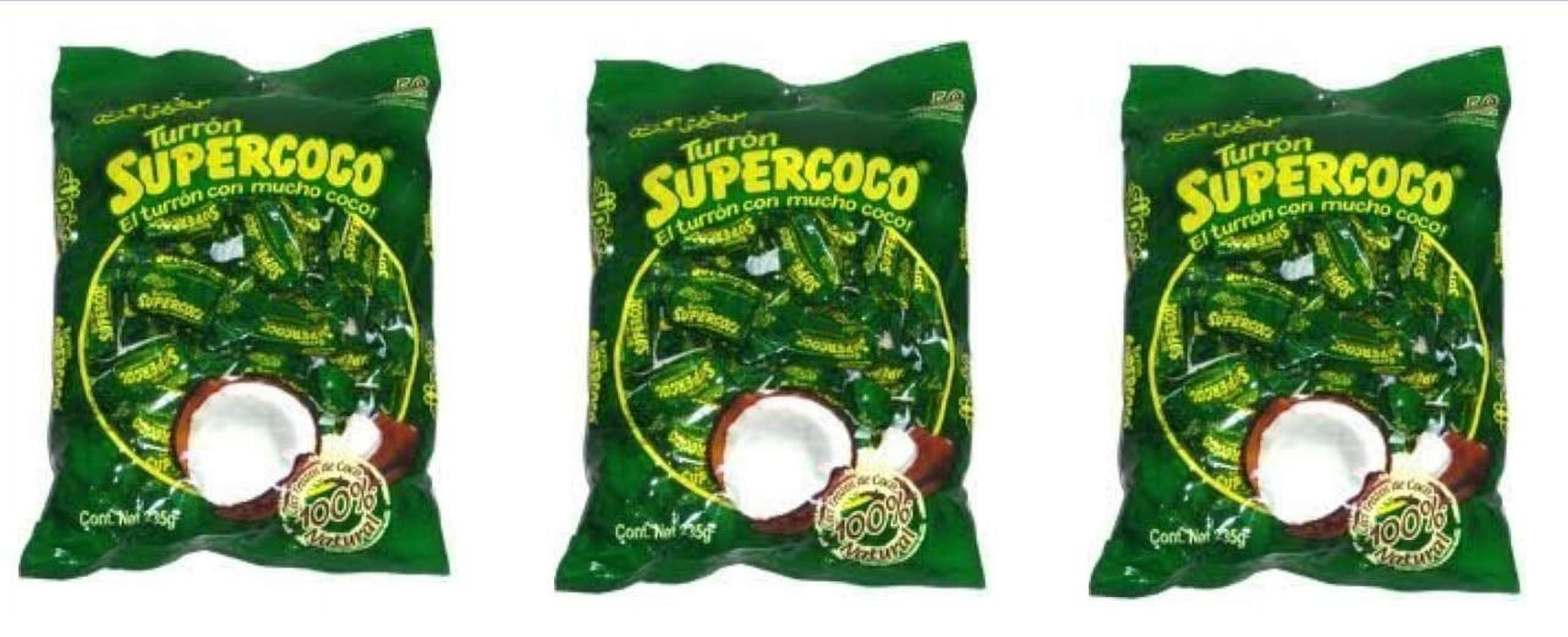 SUPER TURRON SUPERCOCO ALL NATURAL COCONUT CANDY 50 COUNT by Supercoco ...