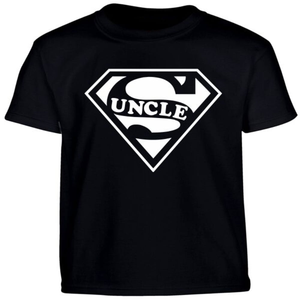 SUPER UNCLE T Shirt Funny Fathers Day Birthday Gift Tee Shirt - Walmart.com