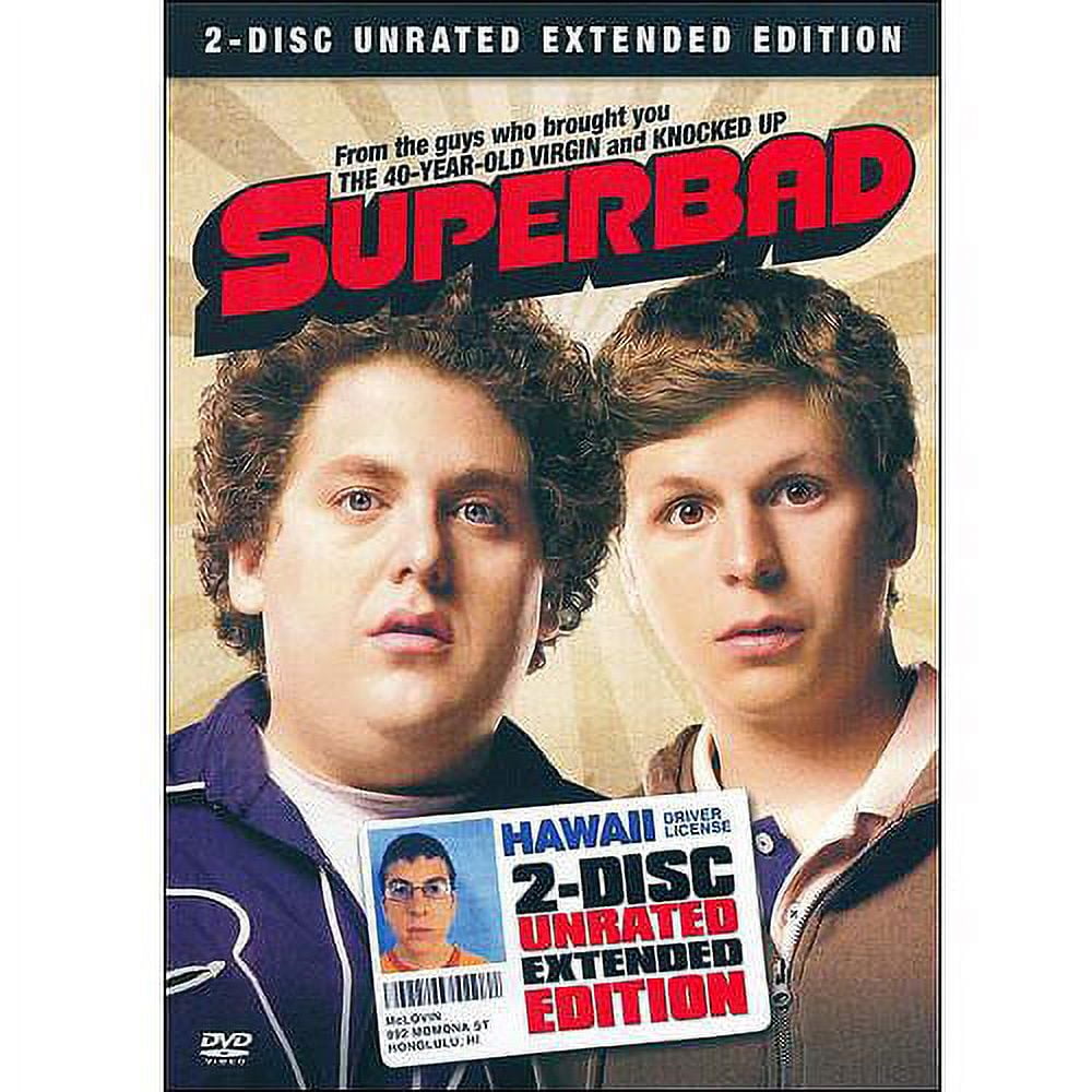 SUPERBAD DVD BOXSET SPECIAL EDITION; UNRATED; EXTENDED CUT; 2-DISC SET ...