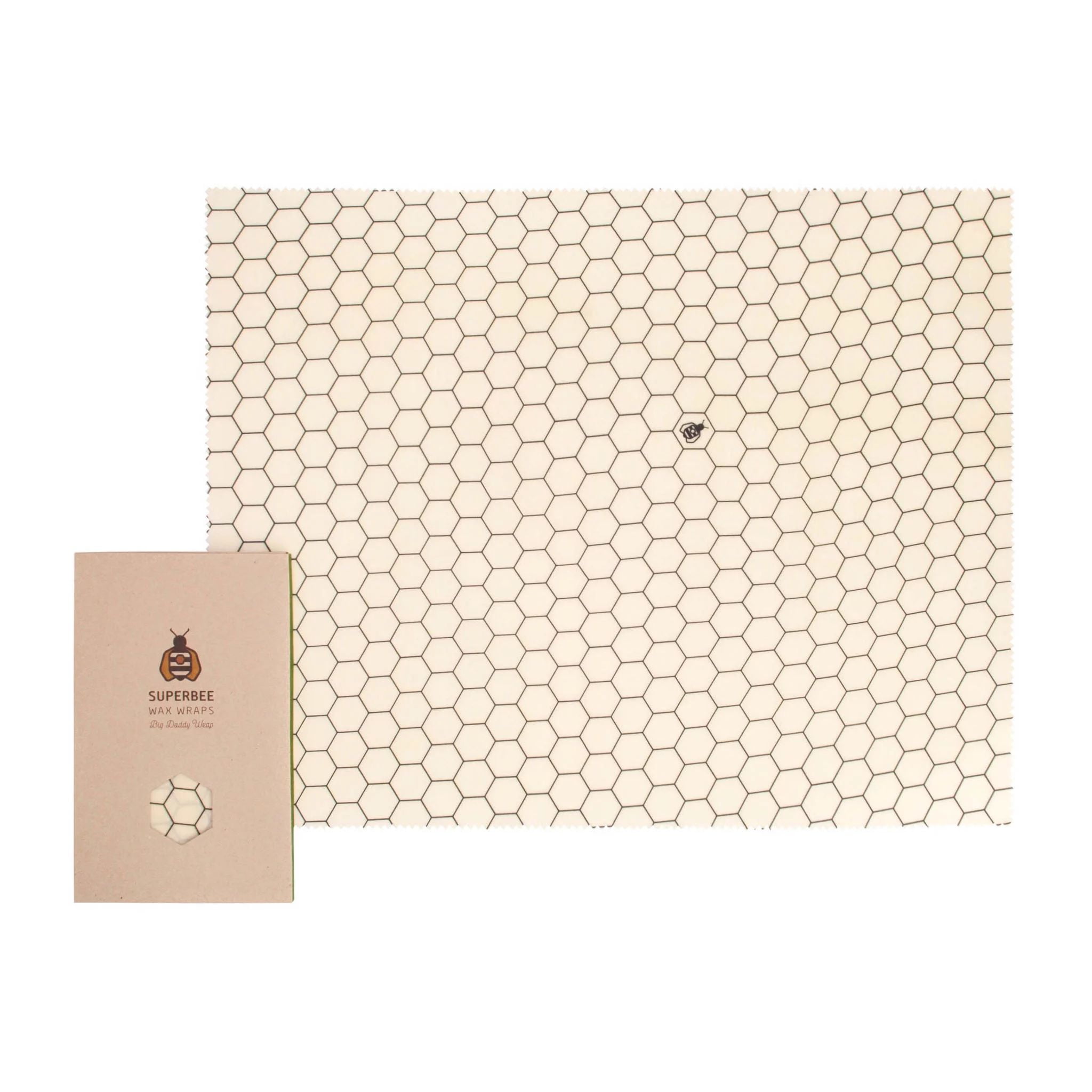 SUPERBEE Beeswax Wrap for Food, XXL Breadwrap Reusable Bees Wrap Paper ...