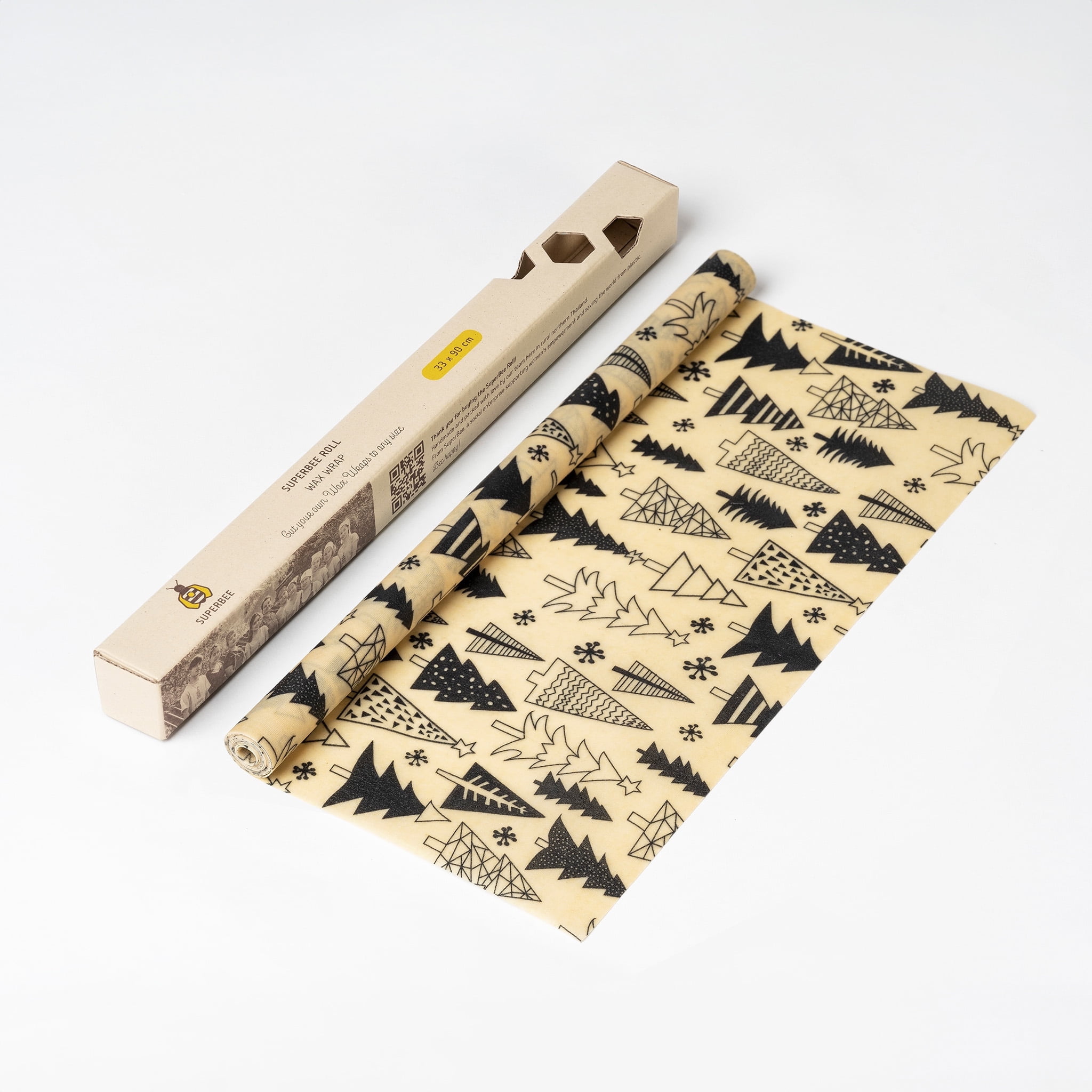 SUPERBEE Beeswax Wrap Roll XL, Reusable Beeswax Wrap for Food, Wrap ...